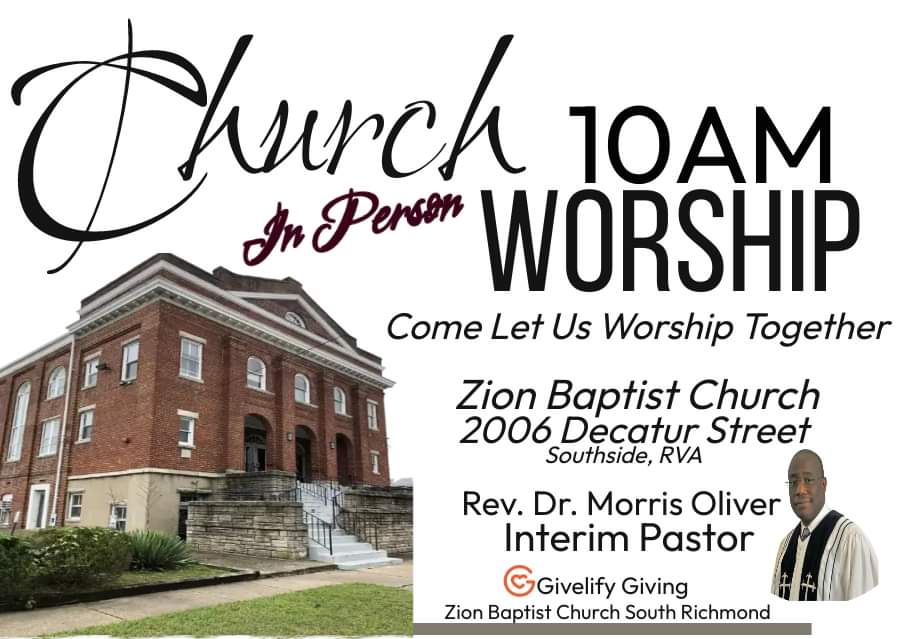 Zion Baptist Church South Richmond – Zion Baptist Church South Richmond –